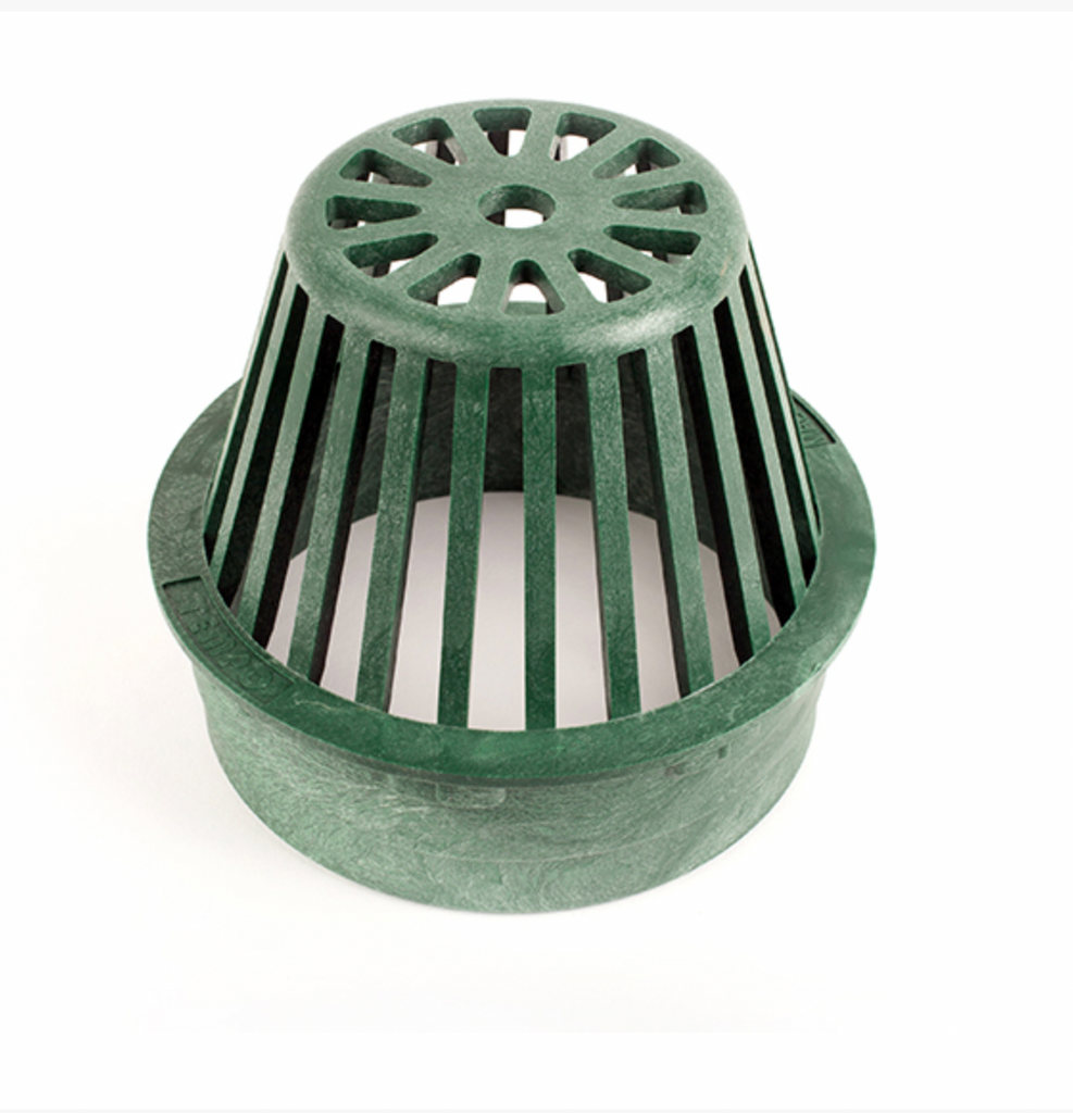 USA Made 6" Inch Outdoor Atrium Flat Drain Grate Cover, Green, Black ...